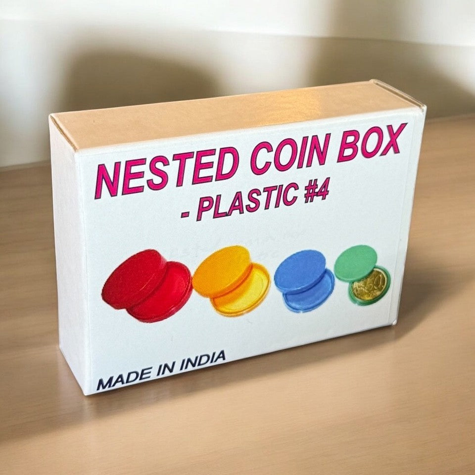Nested Coin Box (Plastic) — Madhatter Magic Shop