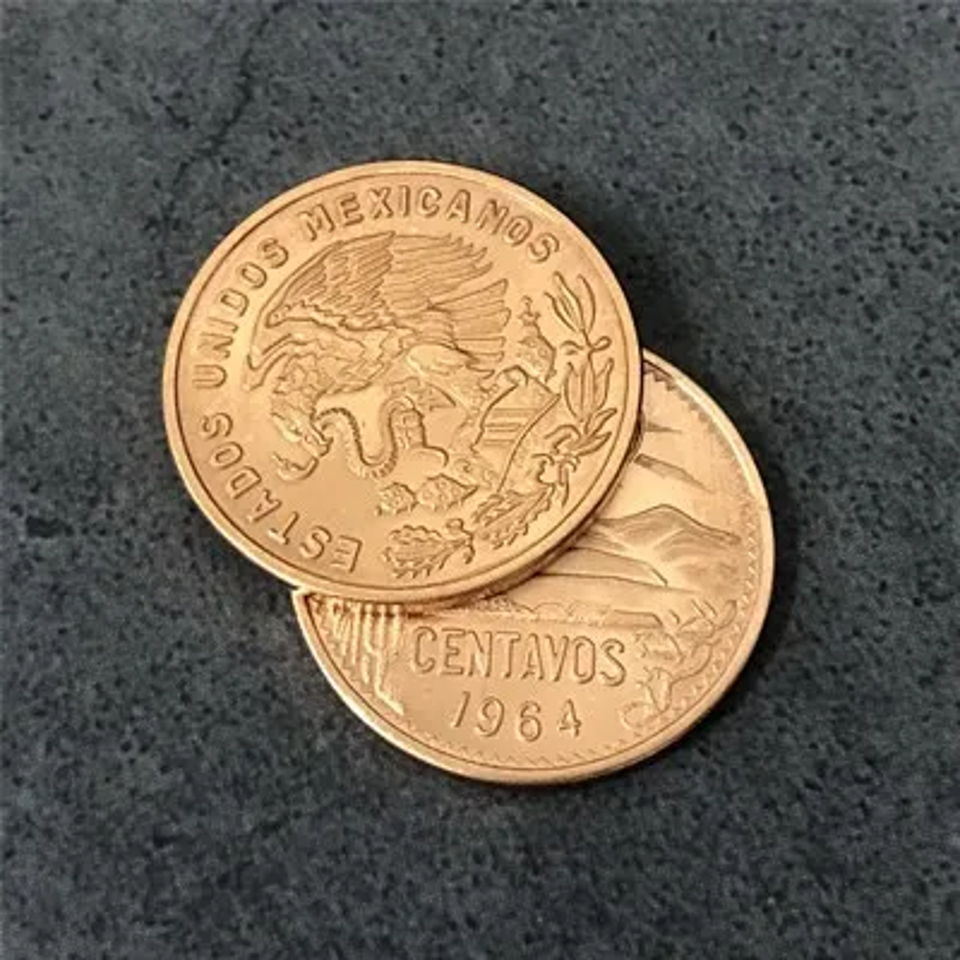 Mexican 20 Centavo Coin Replica - Madhatter Magic Shop