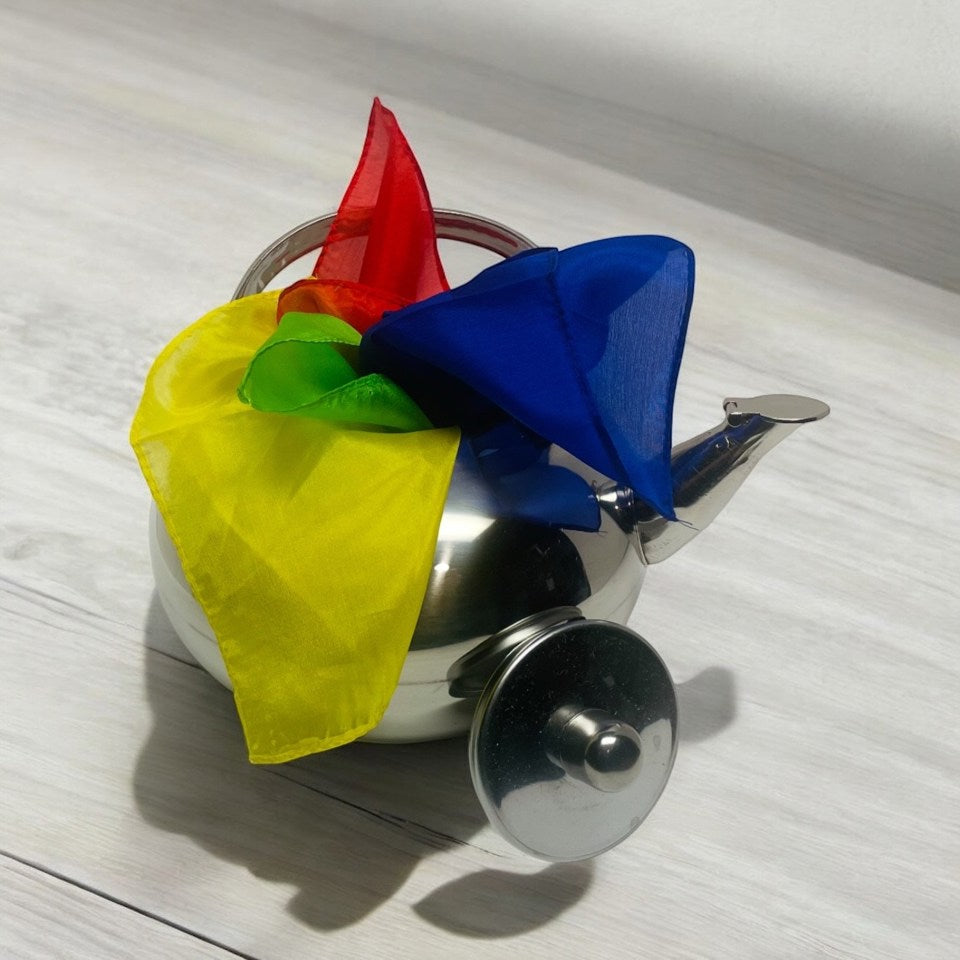 Silver Magic Tea Kettle — Madhatter Magic Shop