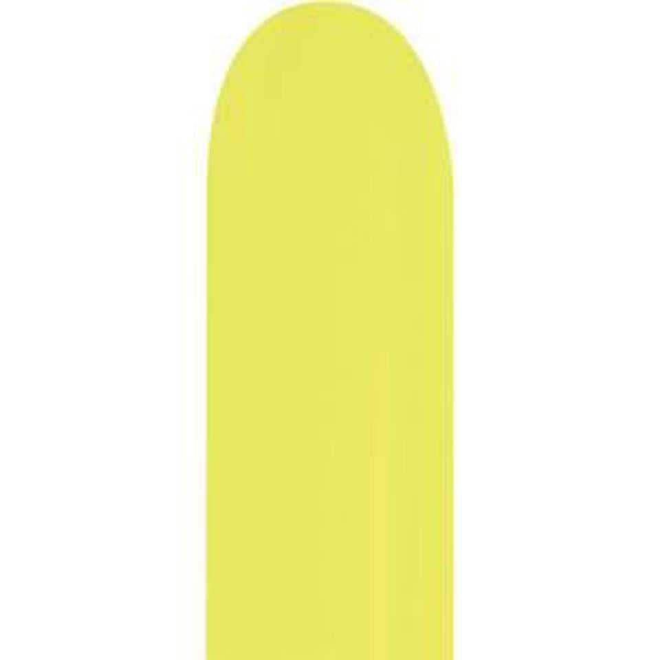 260 Neon Yellow Sempertex Balloons - Madhatter Magic Shop